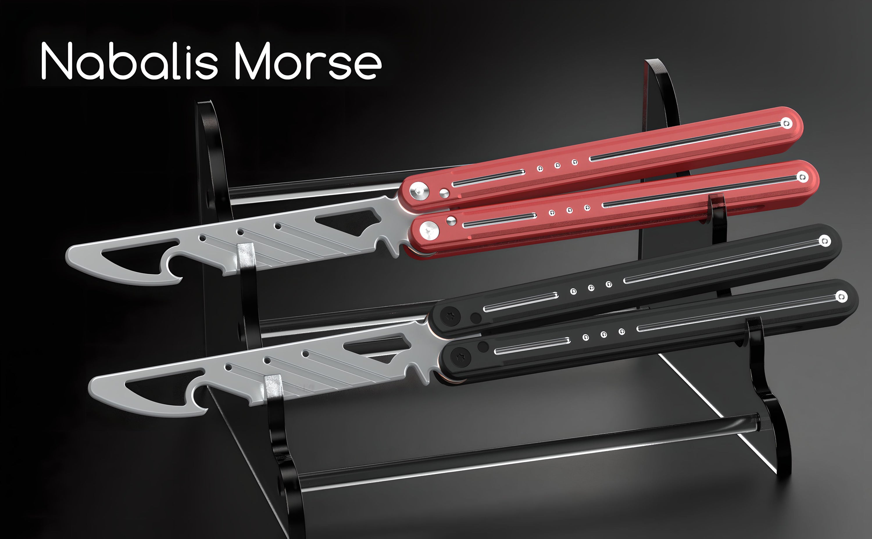 Nabalis Morse butterfly knfie trainer first aluminum 6061 balisong ...