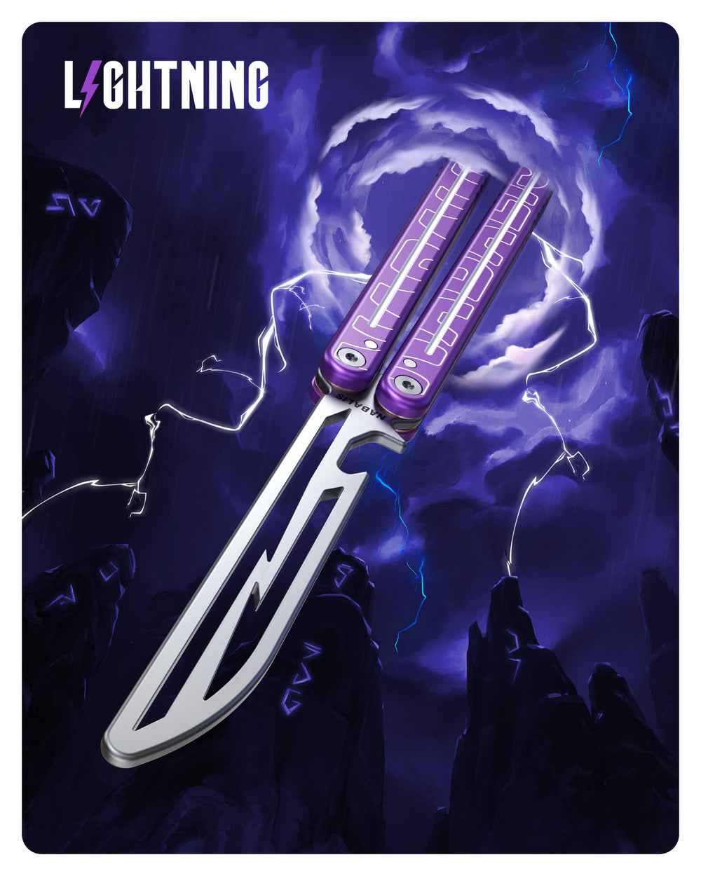 Nabalis Lightning Butterfly Knife Trainer With Good Price