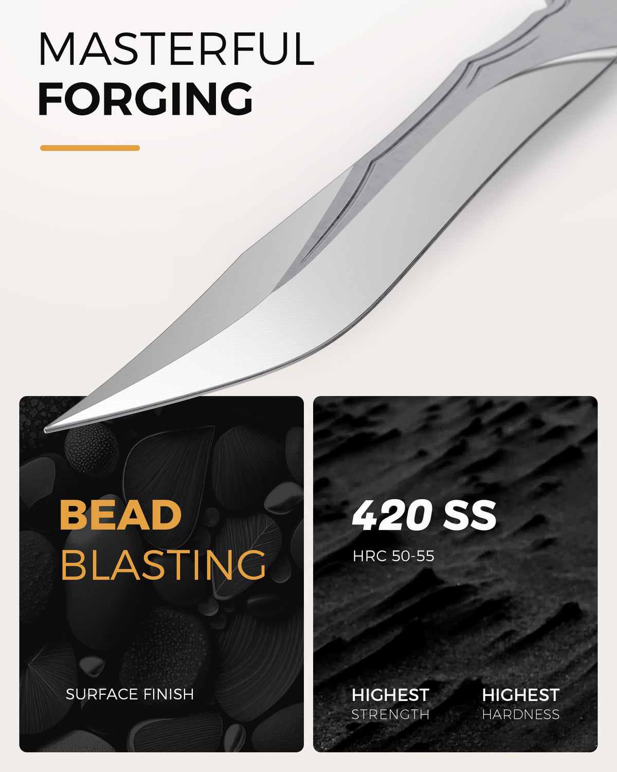 Canyon - Stainless Steel Trainer with False Edge