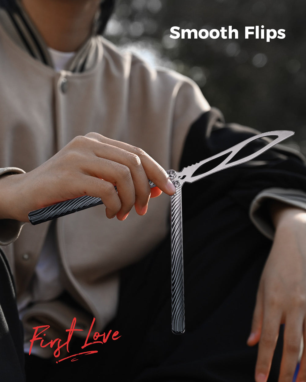 Nabalis Wing Butterfly Knife Balisong Trainer Dull Blade Toy Butterfly ...