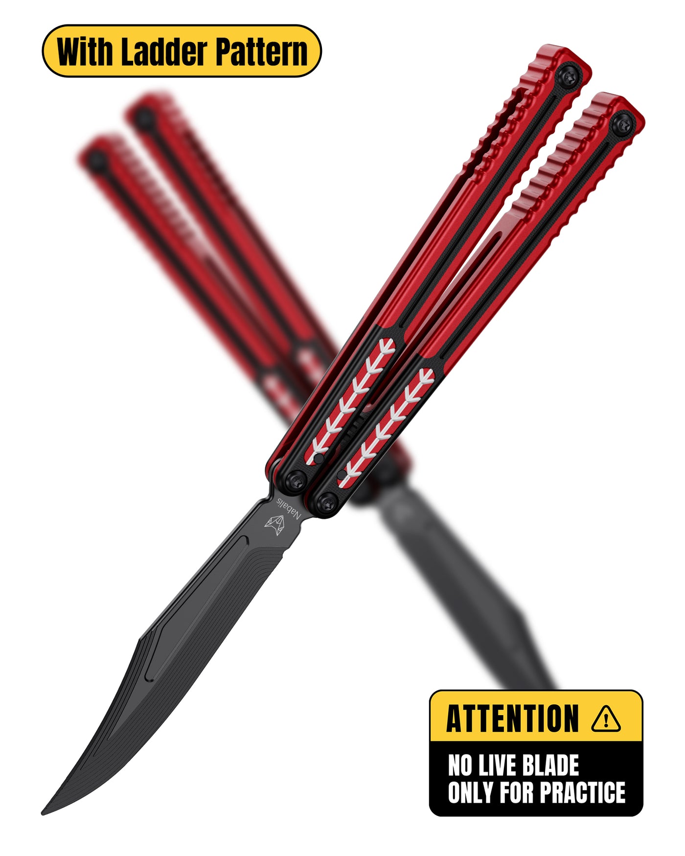 Nabalis training butterfly knife balisong-The Vulp