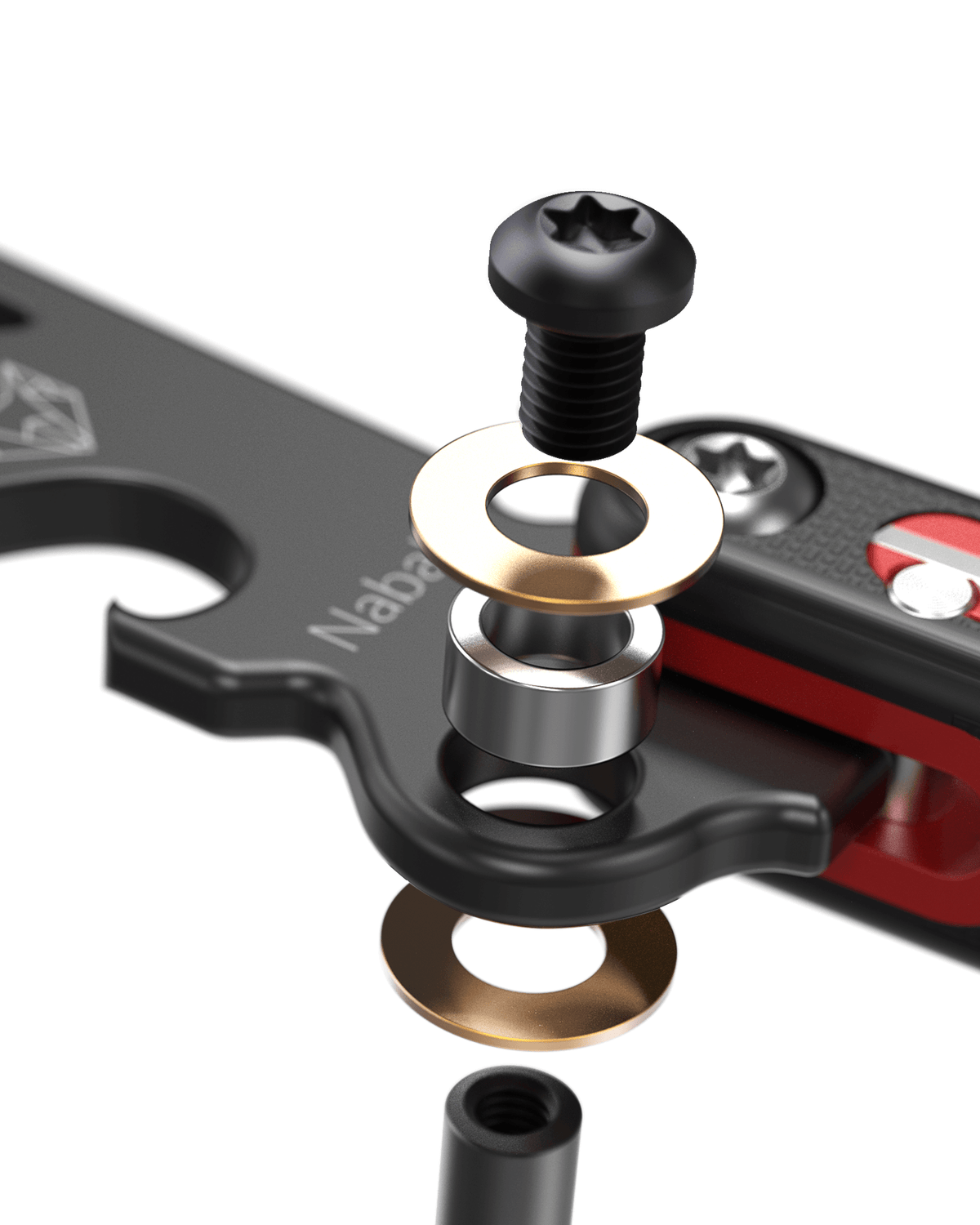 Nabalis Vulp Pro Balisong Butterrfly Knife Trainer G10 & 7075 AL Handle