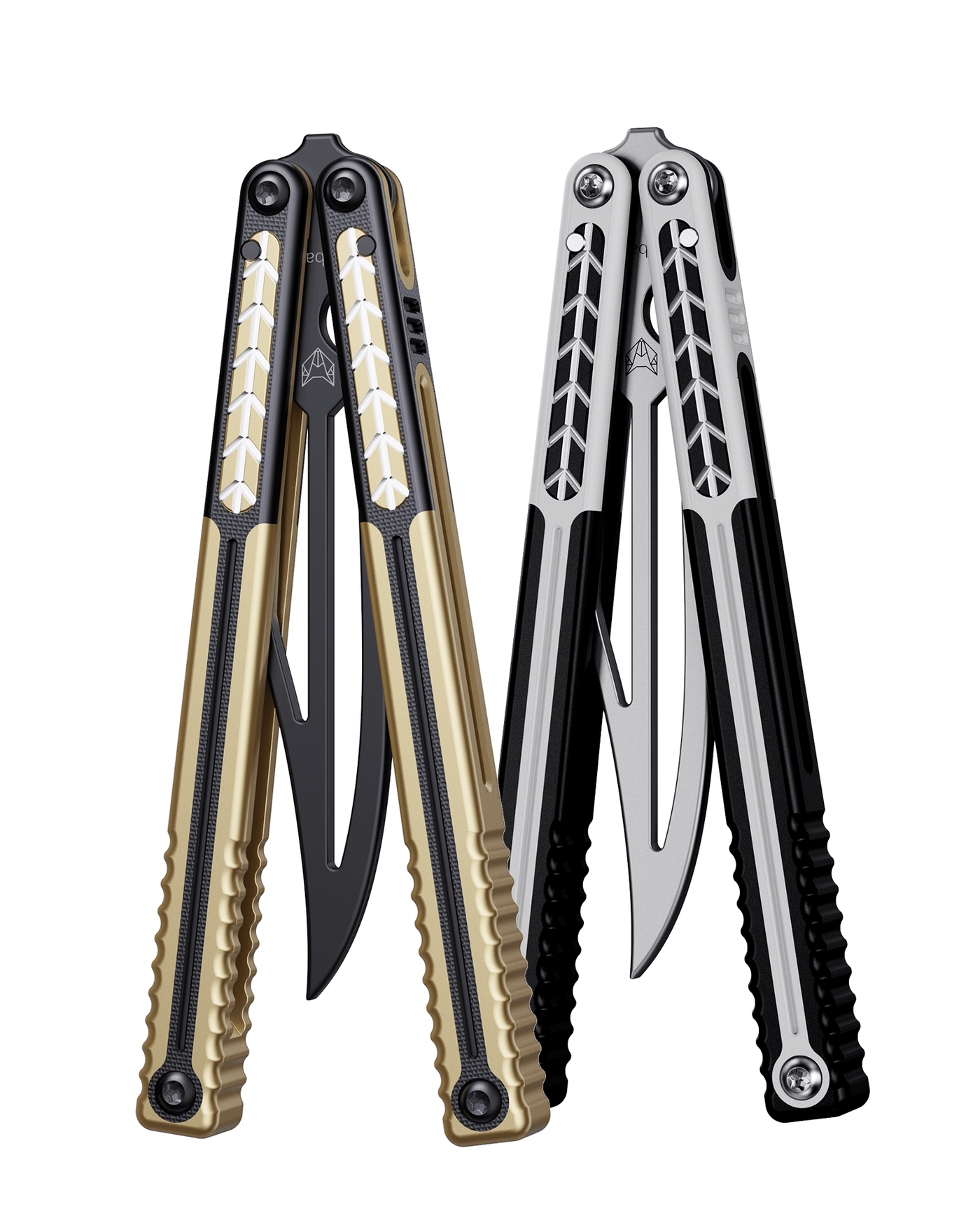 Nabalis Vulp Pro Balisong Butterrfly Knife Trainer G10 & 7075 AL Handle