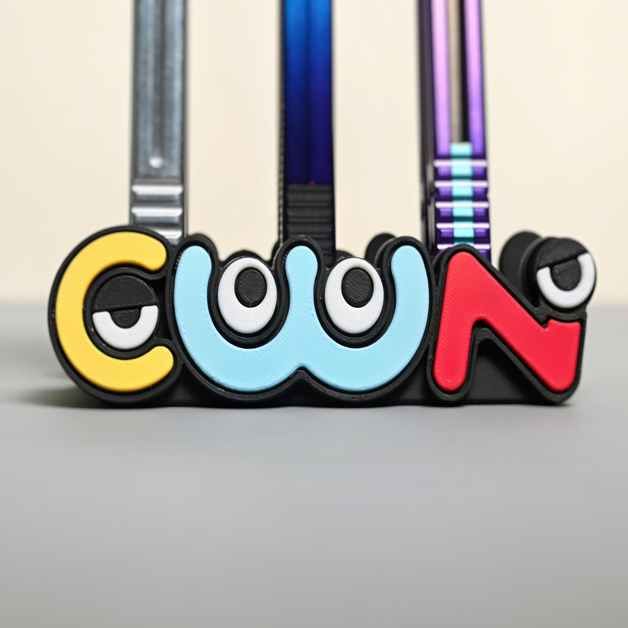 Magnetic CWN-themed Balisong Stand