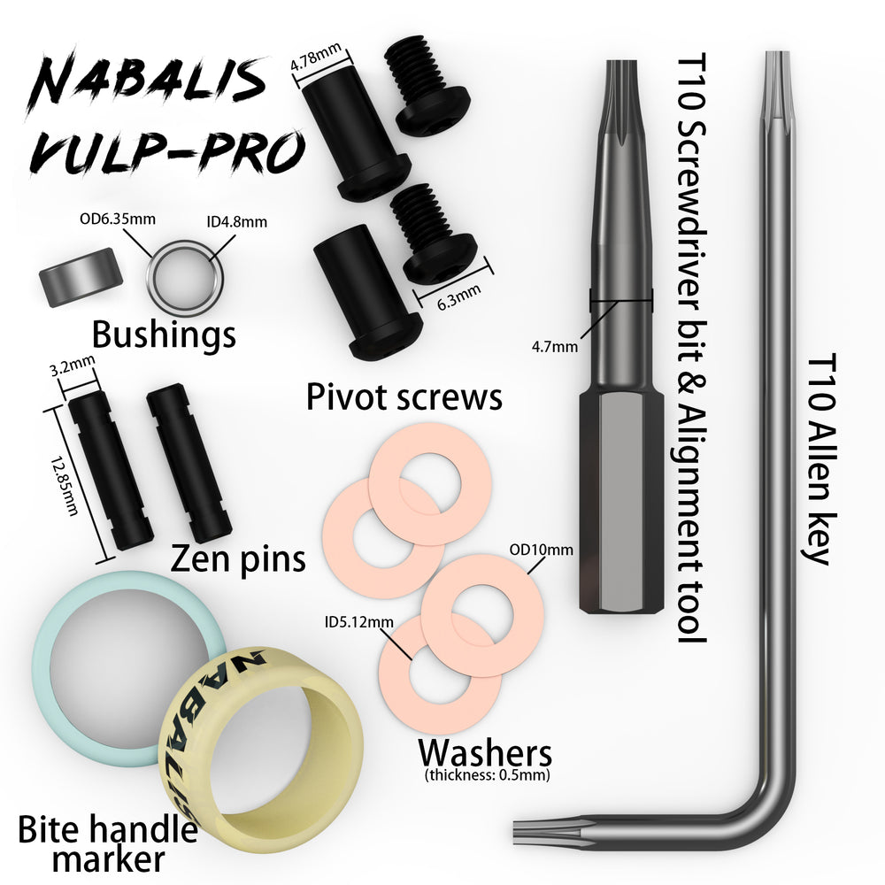 Nabalis training butterfly knife balisong-The Vulp