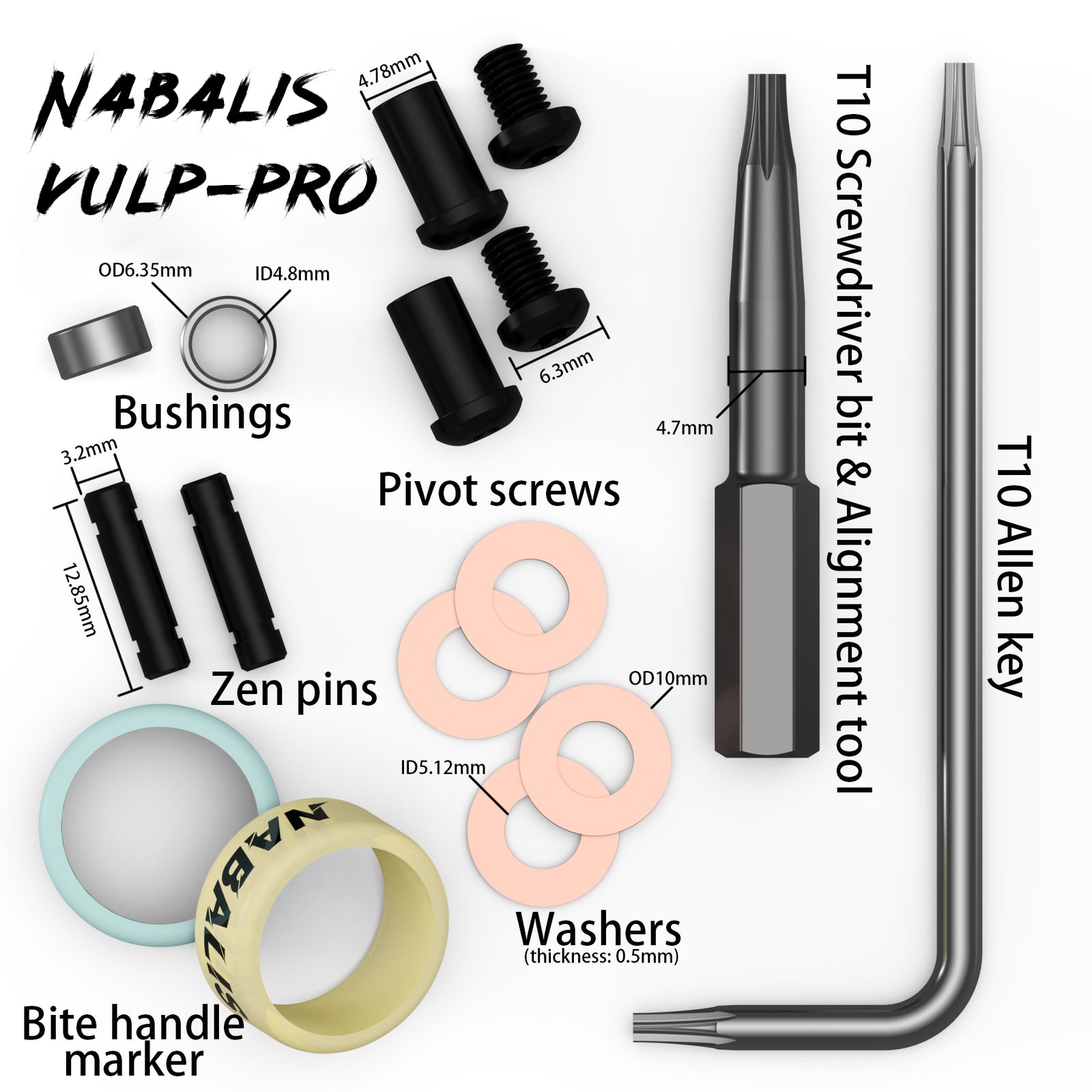 Nabalis training butterfly knife balisong-The Vulp